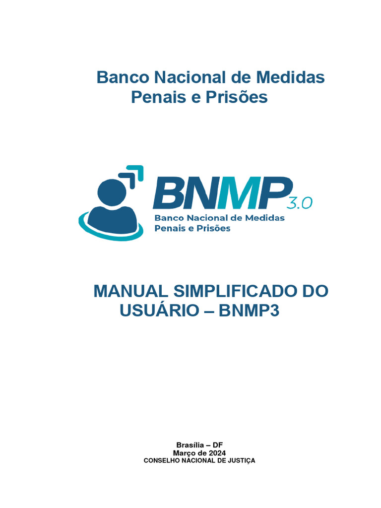 BNMP 3.0 - Manual Do Usuário | PDF | Prisão