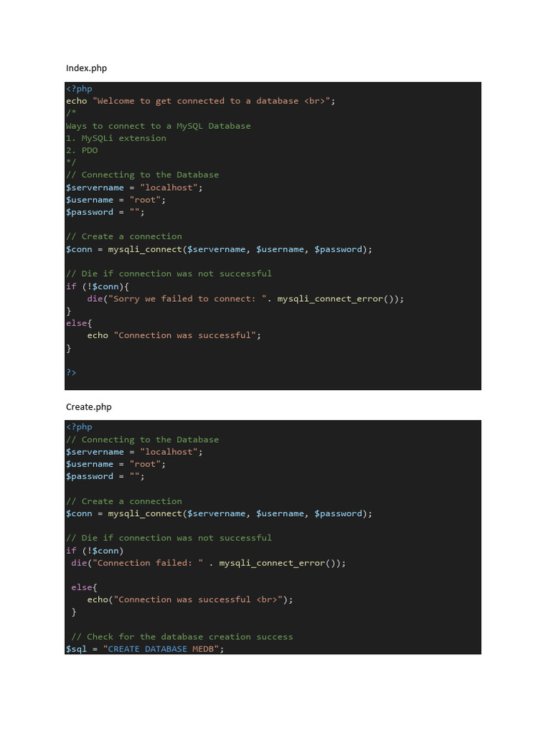 PHP Programs | PDF | Computer Programming | Data Management Software PHP Programs | PDF | Computer Programming | Data Management Software