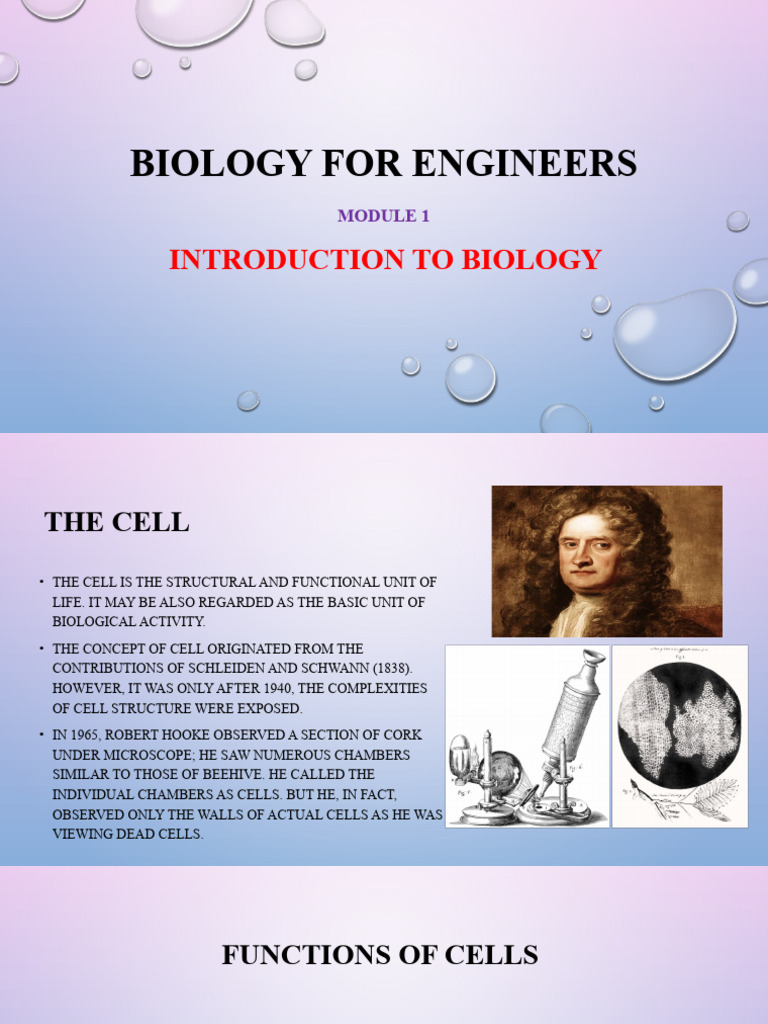Biology For Engineers | PDF | Carbohydrates | Lipid