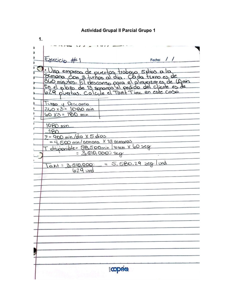 Actividad Grupal II Parcial Grupo 1 | PDF