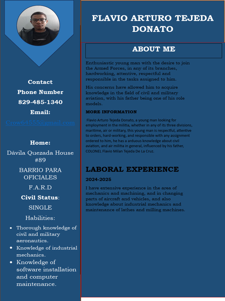 Aspiring Armed Forces Recruit | PDF