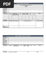 Job Completion Report - Format PDF | PDF