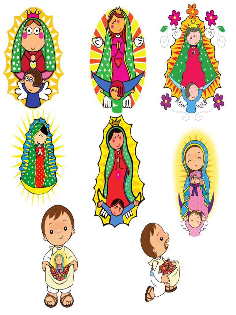 Virgencita Guadalupe Fondo Blanco | PDF