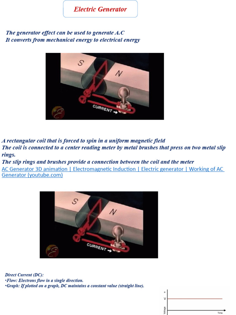 generators | PDF | Direct Current | Alternating Current