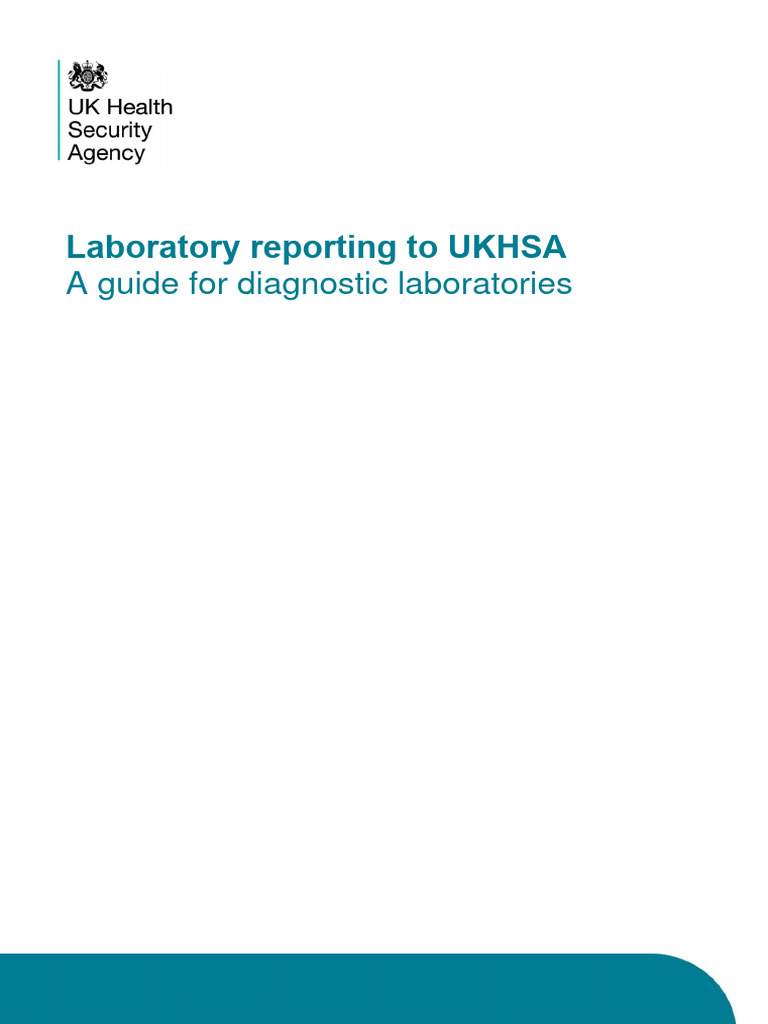 UKHSA Laboratory Reporting Guidelines May 2023 | PDF | Infection ...