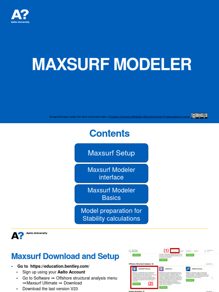 01 Maxsurf Modeler Basics | PDF | Hull (Watercraft)