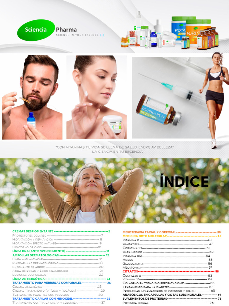 CATALOGO COMPLETO CORREGIDO | PDF | Vitamina a | Vitamina e