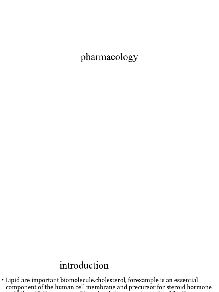 pharmacology_assignment[1][2] | Download Free PDF | Cholesterol | Statin