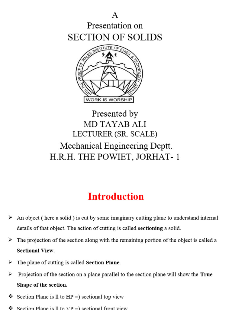 Section of Solids | PDF | Euclidean Plane Geometry | Euclidean Geometry
