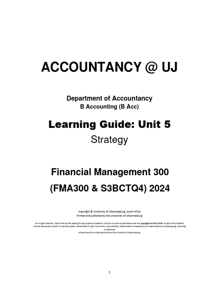 Unit5 Strategy2024 | PDF | Strategic Management | Apple Inc.