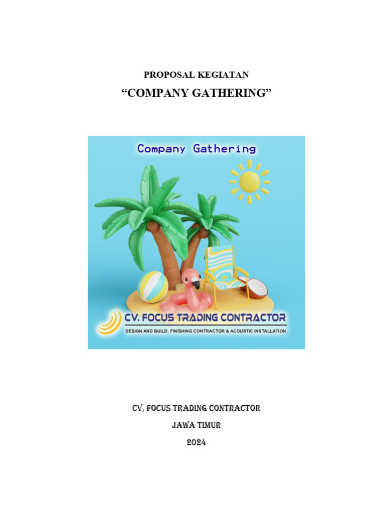 Proposal Tour Gathering FTC 2024 | PDF