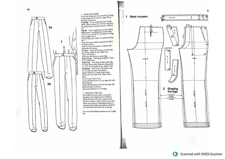 Trouser Components | PDF