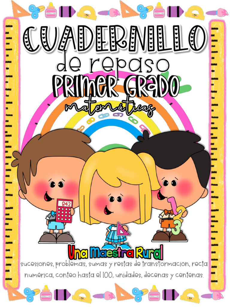 Cuadernillo de Repaso Matemáticas Primer Grado | PDF