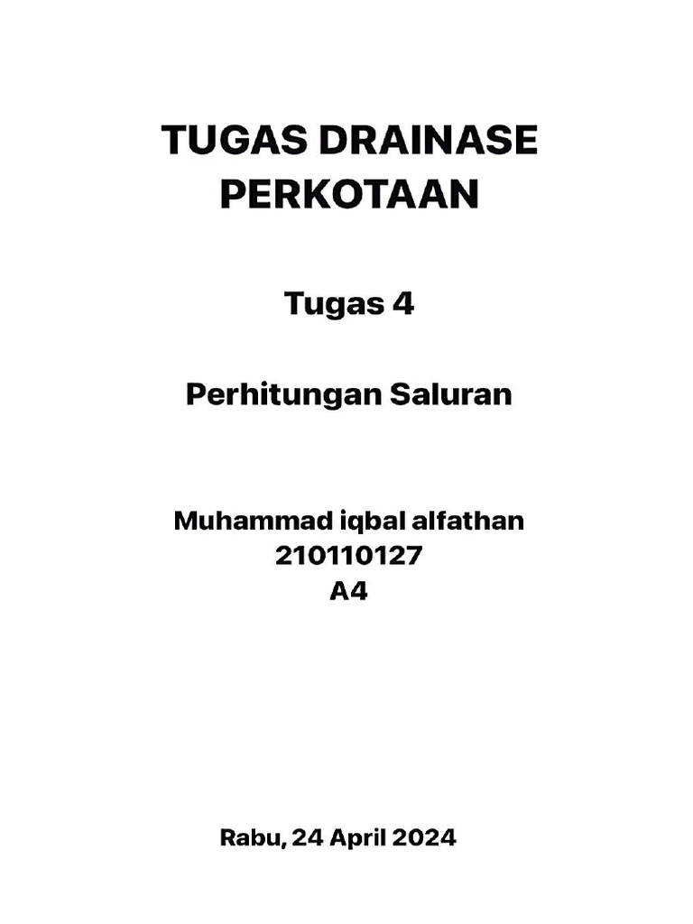 A4 Muhammad Iqbal Alfathan 210110127 | PDF