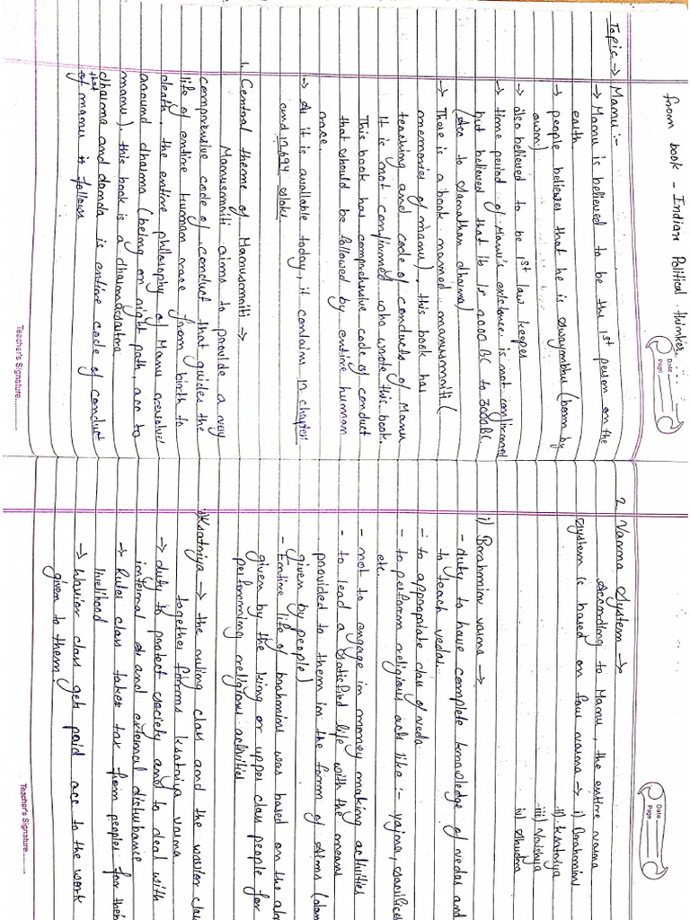 Political Science Notes | PDF