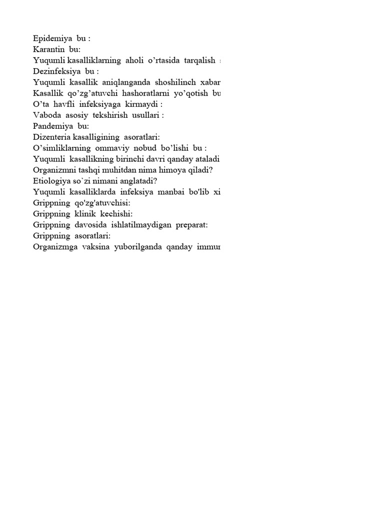 Nimader Savol FVT | PDF