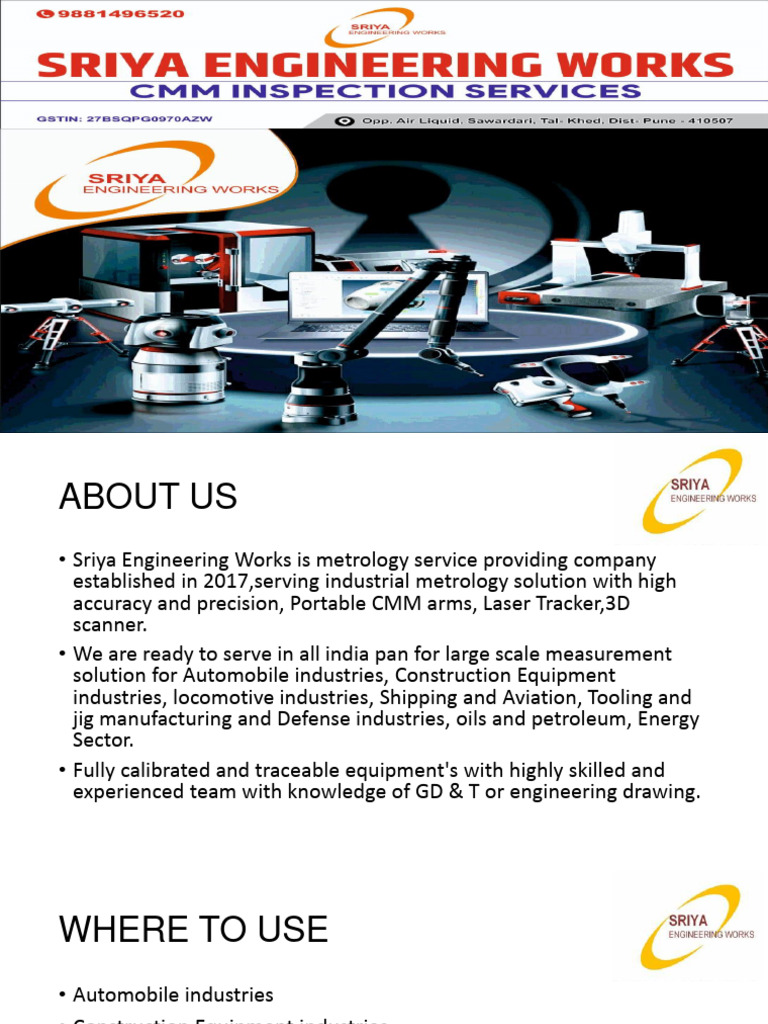SRIYA ENGINEERING PROFILE | PDF