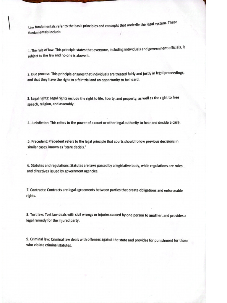 Engineering law 1 | PDF