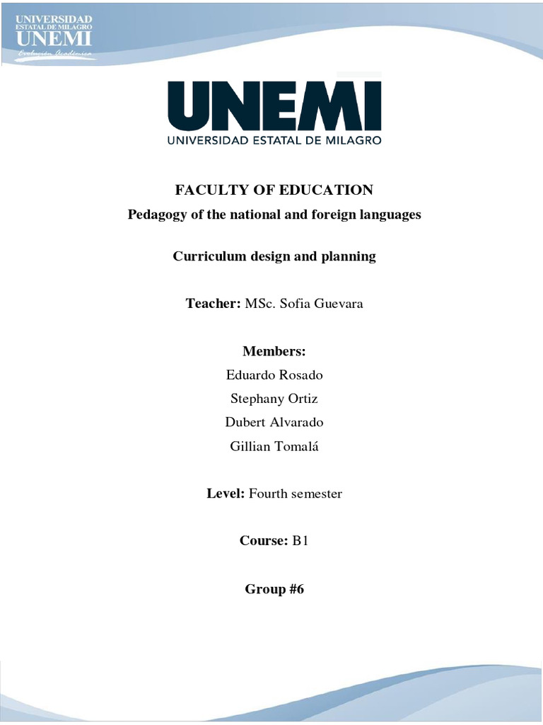 Curriculum Report | PDF | Learning | Autonomy