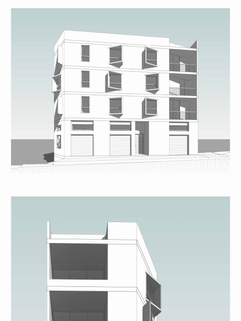 Proyecto San Marcos Fachada - B | PDF