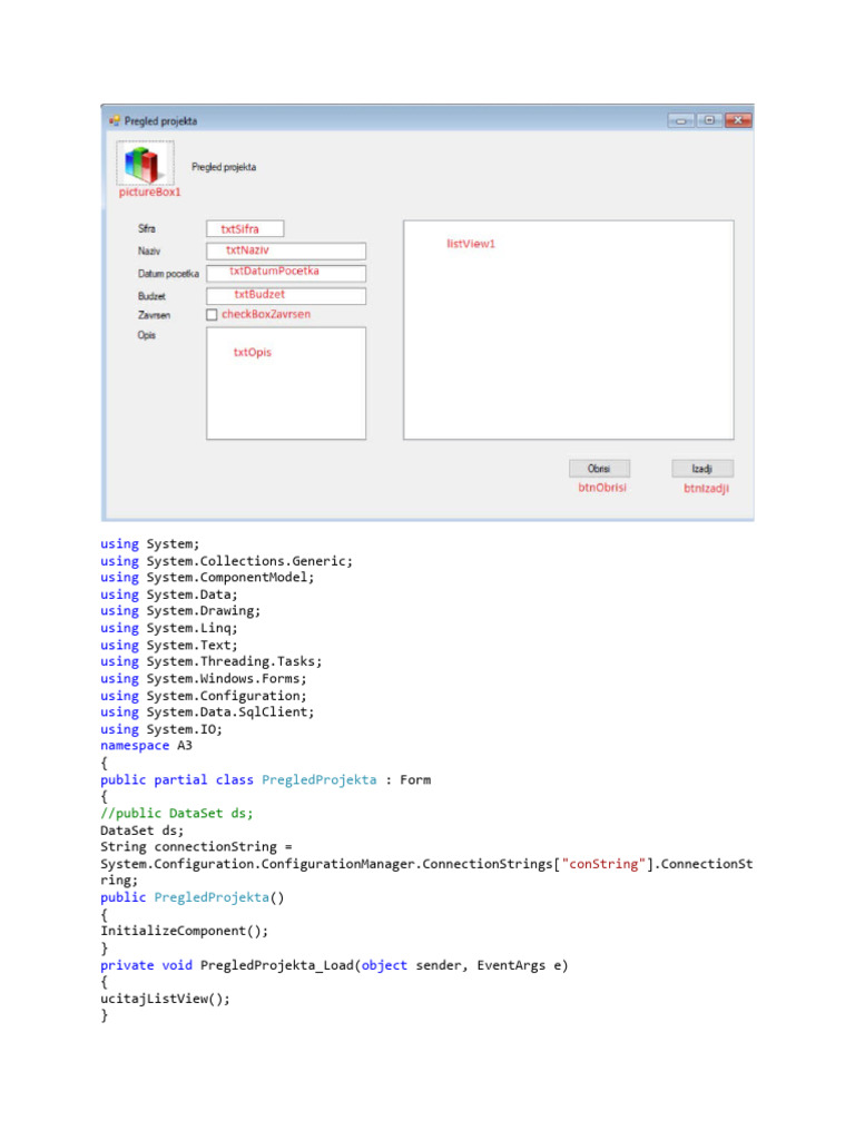 A3 Evidencija Radnika | PDF | Language Integrated Query | Computer Programming