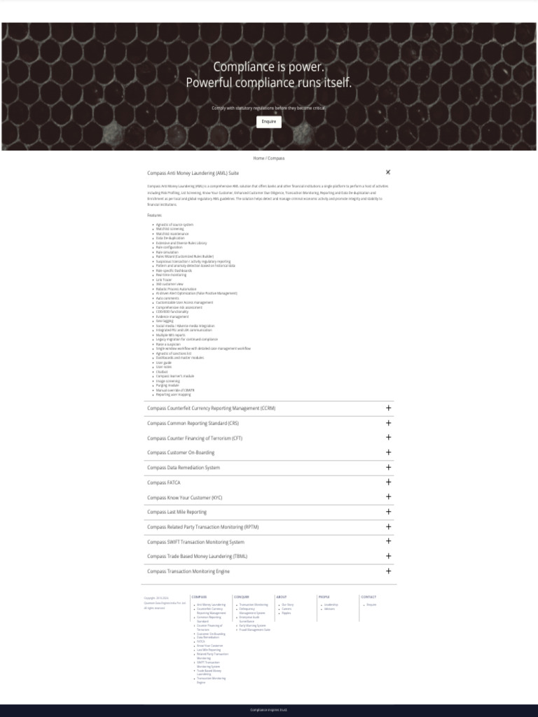 Compass - QDE - Quantum Data Engines | PDF | Regulatory Compliance ...