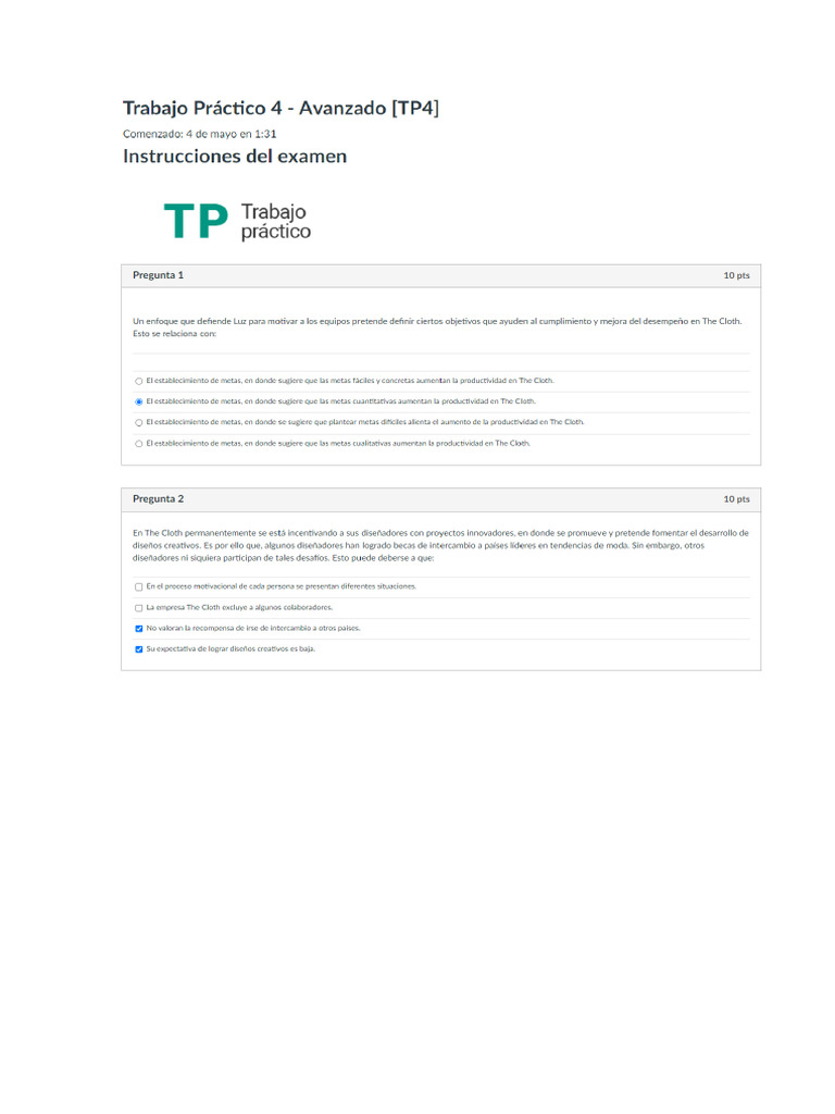 TP4 Avanzado Administracion 90 | PDF