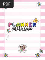 Planner Do AEE 2025 - Professor - para Impressão | PDF | Pedagogia | Deficiência