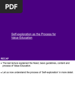 Self-Exploration, UHV | PDF | Experience | Behavior