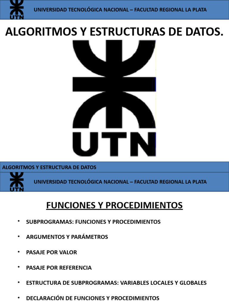 FUNCIONES Y PROCEDIMIENTOS | PDF | Algoritmos | Variable (informática)