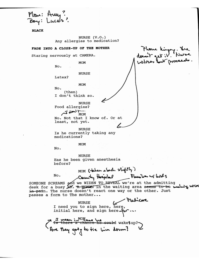 First Draft of Script - Chapter 4 | PDF