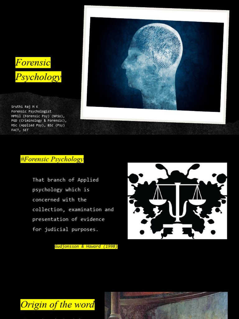 Forensic Psychology | PDF | Polygraph | Crimes