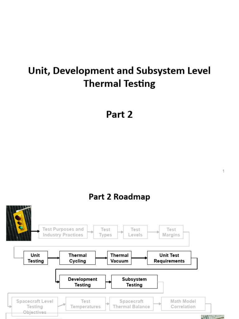 Unit and Subsystem Thermal Testing Guide | PDF | Heat | Heat Transfer