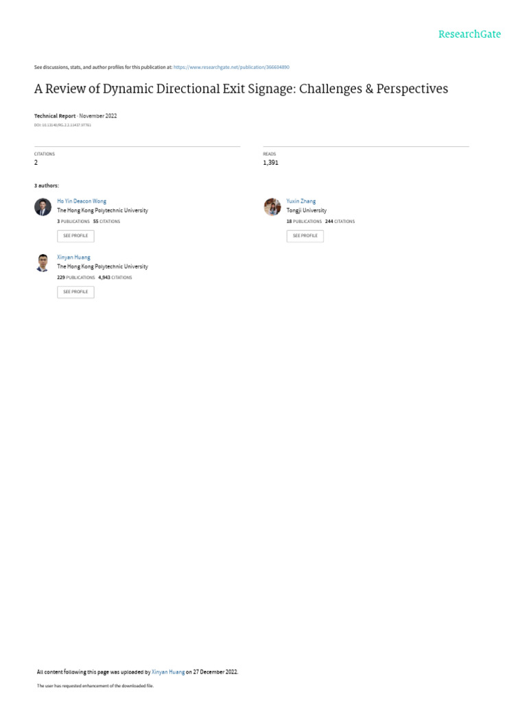 RF Dynamic Exit Signage | PDF | Internet Of Things | Emergency Evacuation