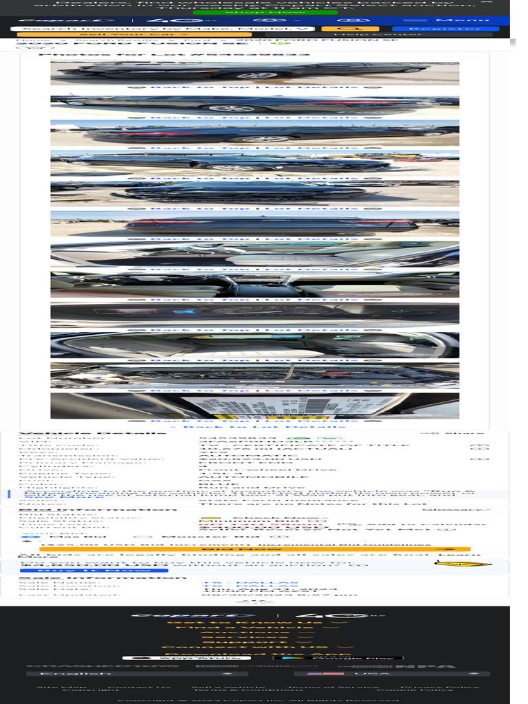 Copart USA - Leader in Online Salvage & Insurance Auto Auctions 2 | PDF ...