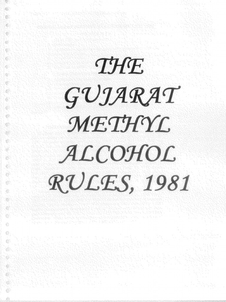 Methyl Alcohol 1981 | Download Free PDF | License