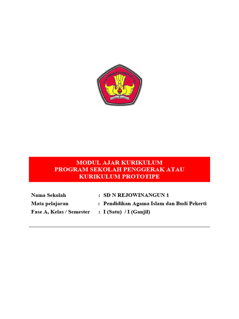 RPP Pai Kelas 1 Kumer | PDF