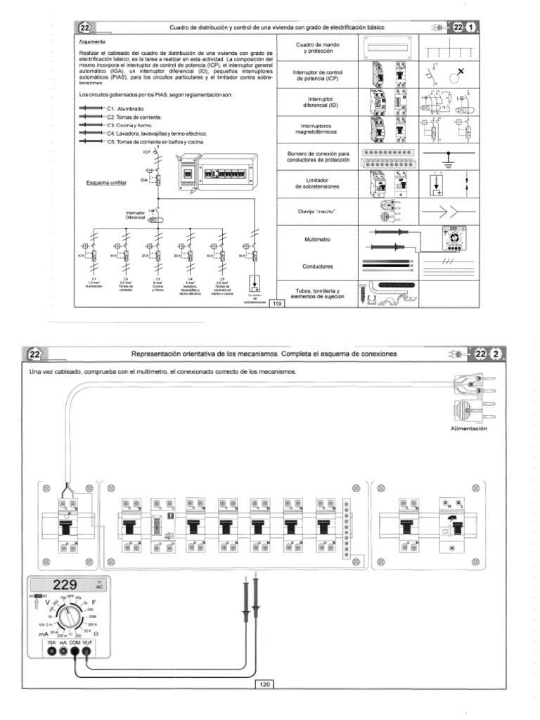 Cuadro de Distribucion y Control de Una Vivienda Con Grado de ...