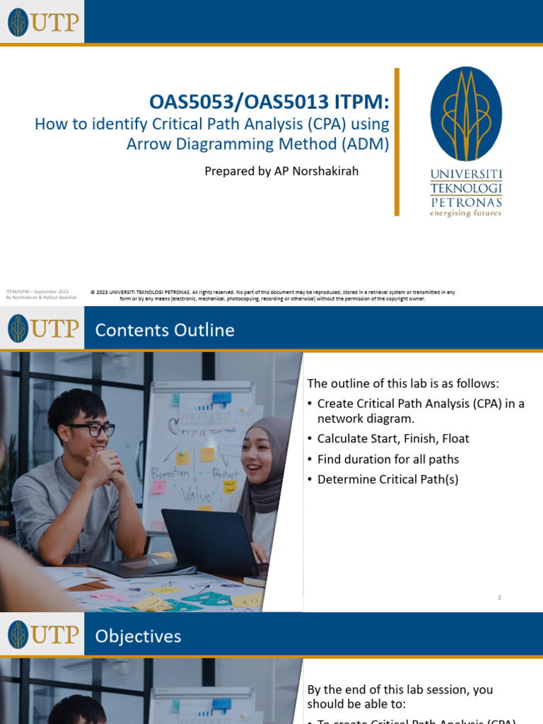 ITPM Self Study How To Identify Critical Path Using ADM AOA | PDF | Computing
