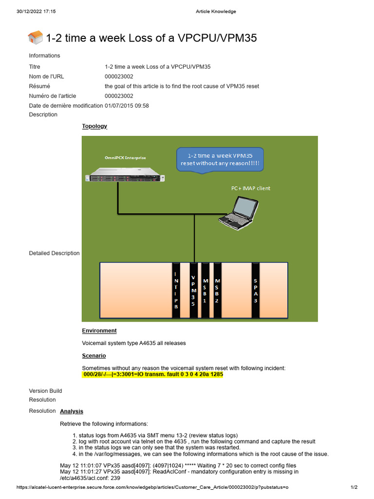 1-2 time a week Loss of a VPCPU VPM35 | Download Free PDF | Computer Architecture | Computer ...
