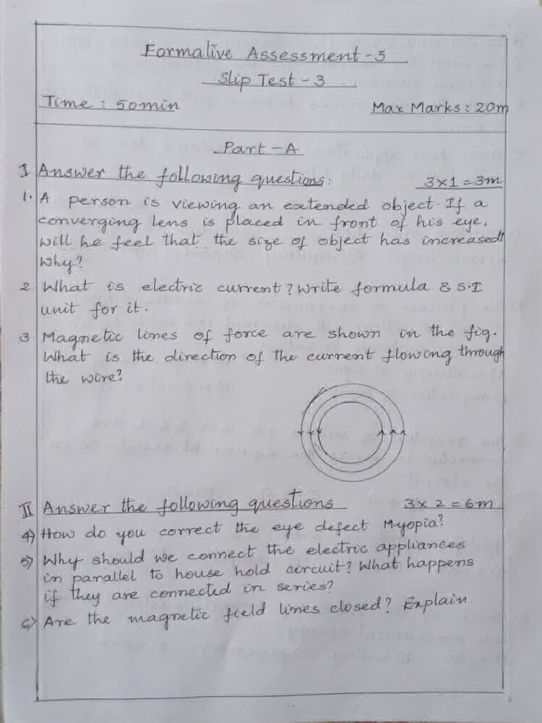 Slip Test 3 | PDF | Technology & Engineering