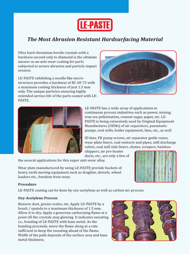 Le Paste | PDF | Industrial Processes | Materials