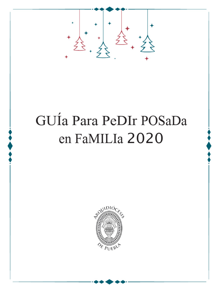 Guía para Pedir Posada en Familia 2020 | PDF | María, madre de Jesús | Cristo (título)