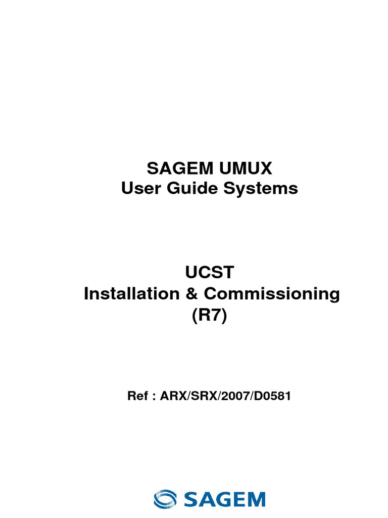 UCST Installation & Commissioning Guide | PDF | Microsoft Windows ...