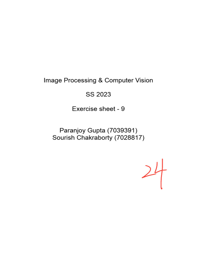 Exercise 9 Paranjoy Sourish-24 | Download Free PDF | Euler–Lagrange Equation | Mathematical Analysis