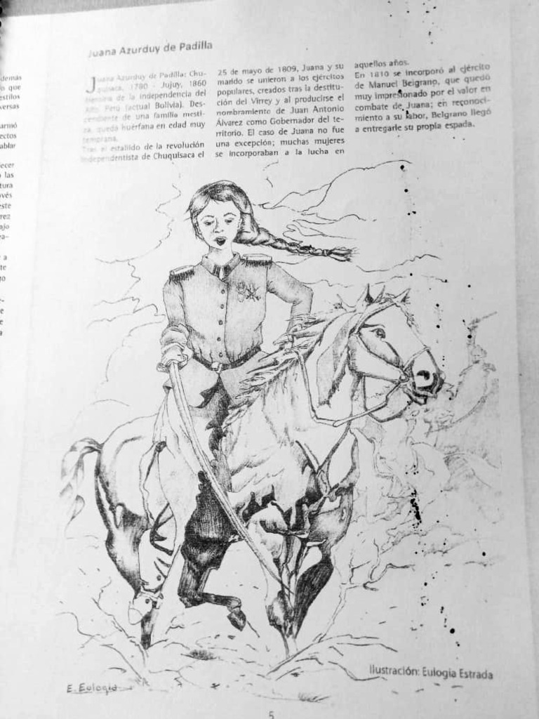 Historieta Juana Azurduy | PDF