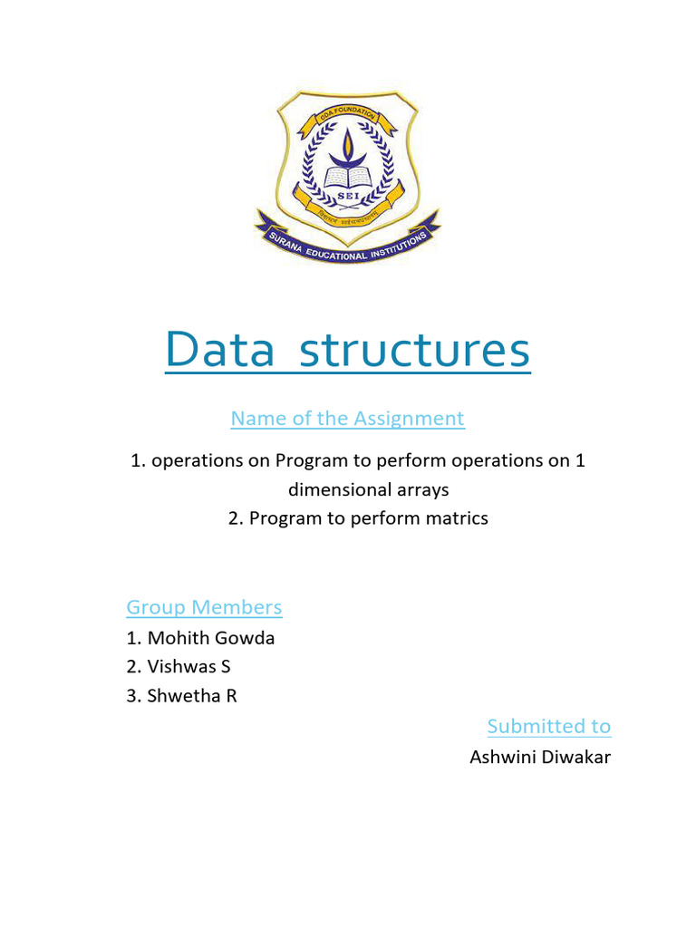 Data Structures | PDF | Computer Programming | Computing