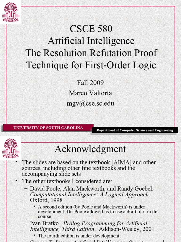 580 Resolution | Download Free PDF | Metalogic | Theoretical Computer Science