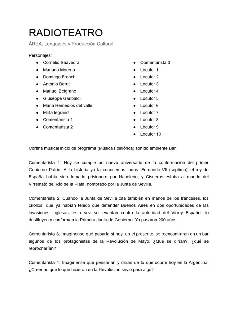 RADIOTEATRO | PDF | Radio RADIOTEATRO | PDF | Radio