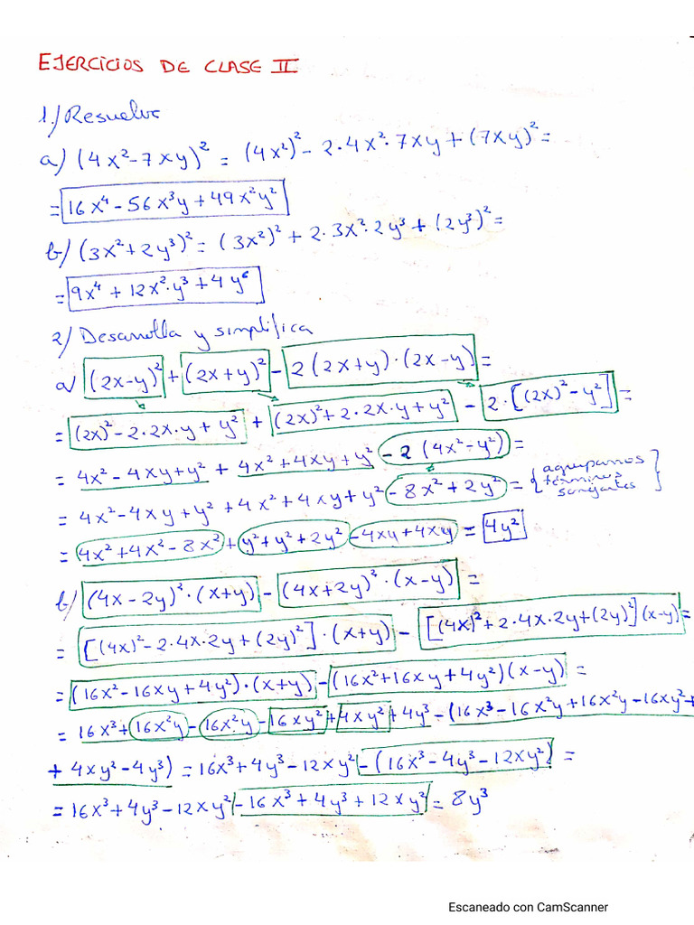Soluciones Ejercicios Clase 2 | PDF
